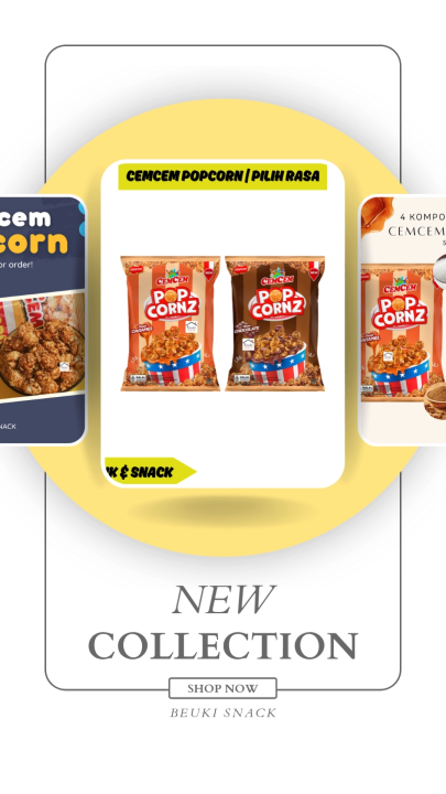 CemCem Popcorn Berondong Jagung Manis Berbagai Varian Pilih Rasa ...