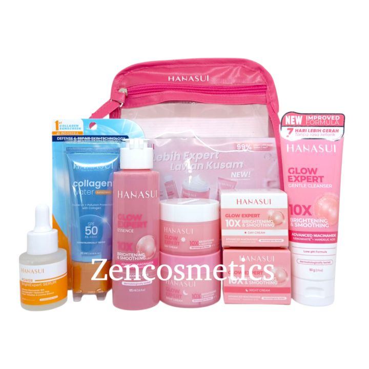 Paket Hanasui Skincare Semua Jenis Kulit Untuk Kulit Normal Berjerawat ...