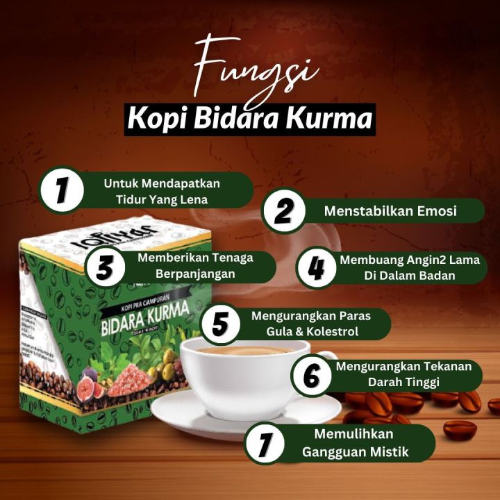 🔥 ORIGINAL HQ | FAST SHIPPING🔥IQTIYAR KOPI BIDARA KURMA 14'S KOPI YANG ...