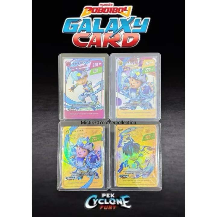 Monsta Boboiboy Galaxy Card Pek Cyclone Fury (SR/AA/S/A) Collector | Lazada