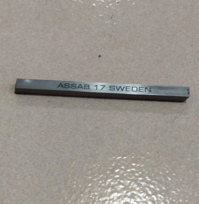 (GJT) Square Tool bit Mata Pisau Bubut HSS ASSAB 17 SWEDEN ukuran 1/4 x ...