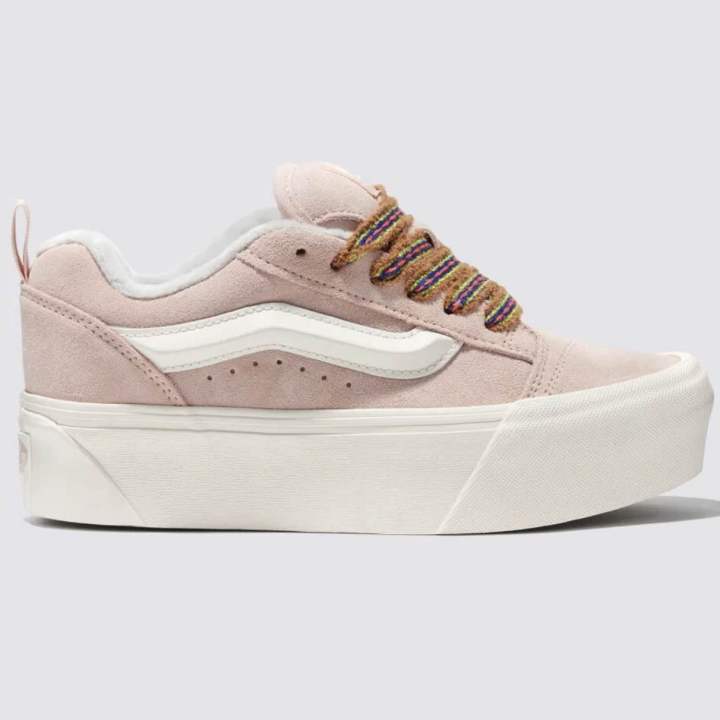 VANS KNU SKOOL STACK LACES MULTI PINK SNEAKERS สินค้ามีประกันแท้ ...