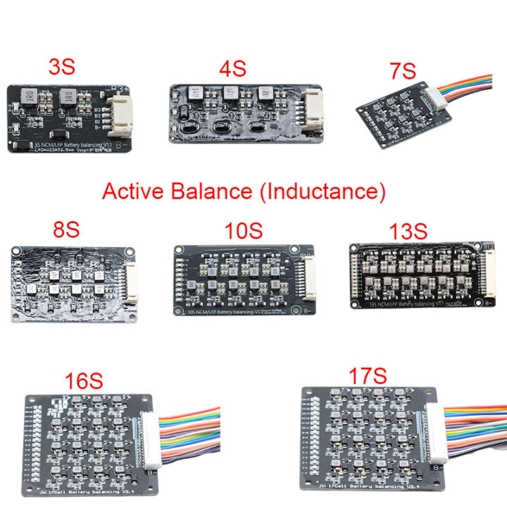 Lifepo4 1.2A-Ion บาลานเซอร์แบบแอคทีฟแบตเตอรี่เครื่องปรับสัญญานเท่า BMS 2S 3S 4S 5S 6S 7S 8S 9S ...