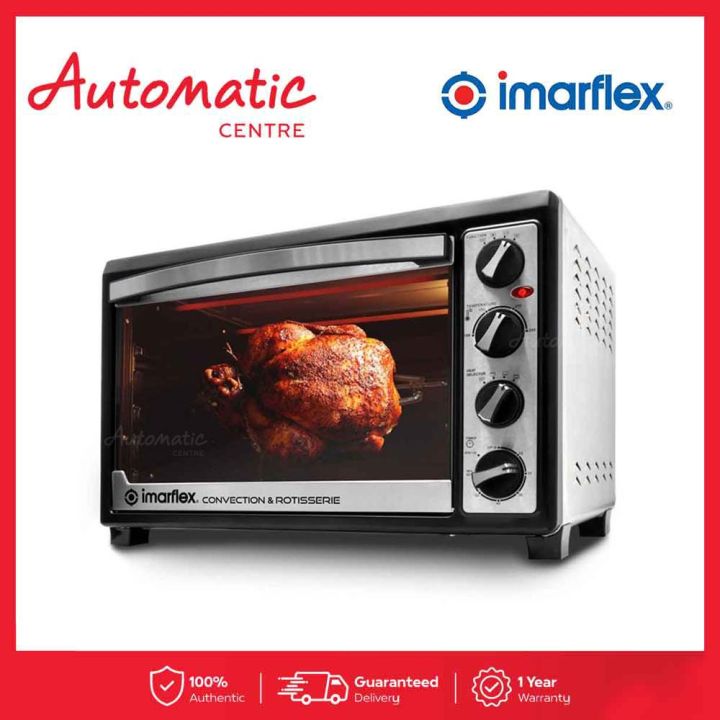 Imarflex IT 480CRS 48 Liters 3-in-1 Convection Oven with Rotisserie ...