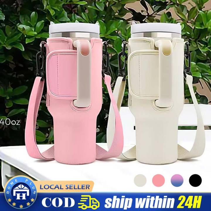 Stanley 40oz Tumbler Cover Handle Water Bottle Holder with Adjustable ...