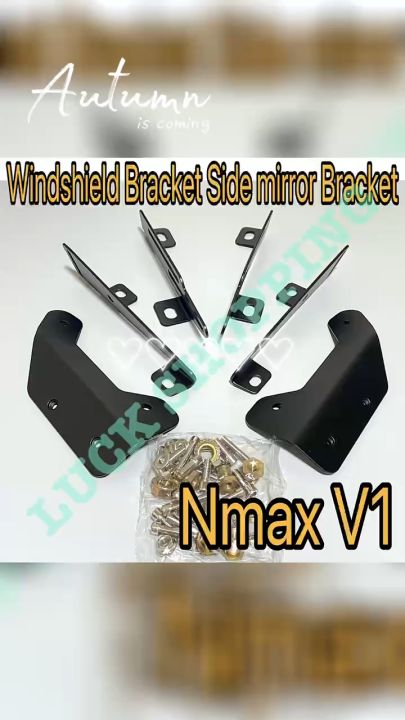 Bracket Nmax V1 / Windshield Bracket Nmax V1 / Motorcycle Side mirror ...