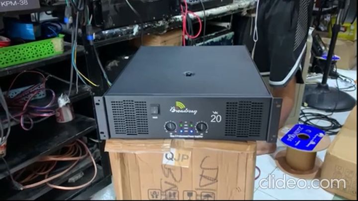 Broadway VX-20 1450Wx2 8 Ohms Class H Power Amplifier | Lazada PH