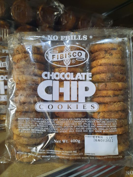 Fibisco chocolate chip cookies | Lazada PH