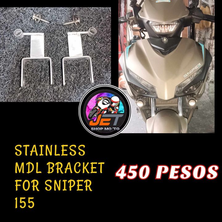 STAINLESS MDL BRACKET FOR SNIPER 155 | Lazada PH