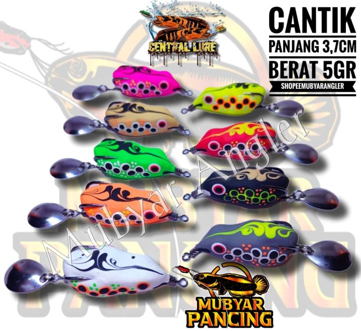 Soft Frog Cantik 3,7cm Central Lure Umpan Casting Gabus | Lazada Indonesia