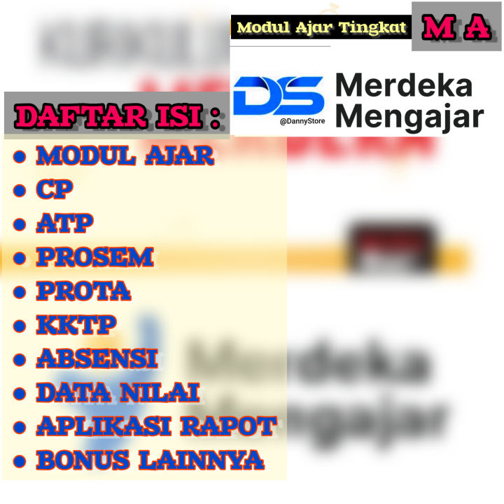 Modul Ajar MA Madrasah Aliyah Fase E Kelas 10 IKM - Kurikulum Merdeka | Lazada Indonesia