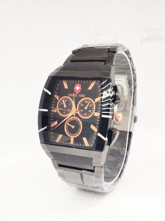 Jam Tangan Pria Persegi Tampilan Mewah Stainless steel | Lazada Indonesia