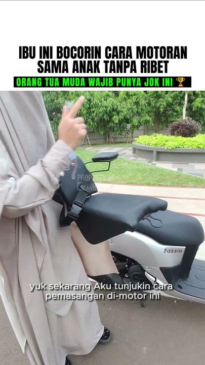 GEMILANG Jok Boncengan Anak Motor Fazzio | Lazada Indonesia