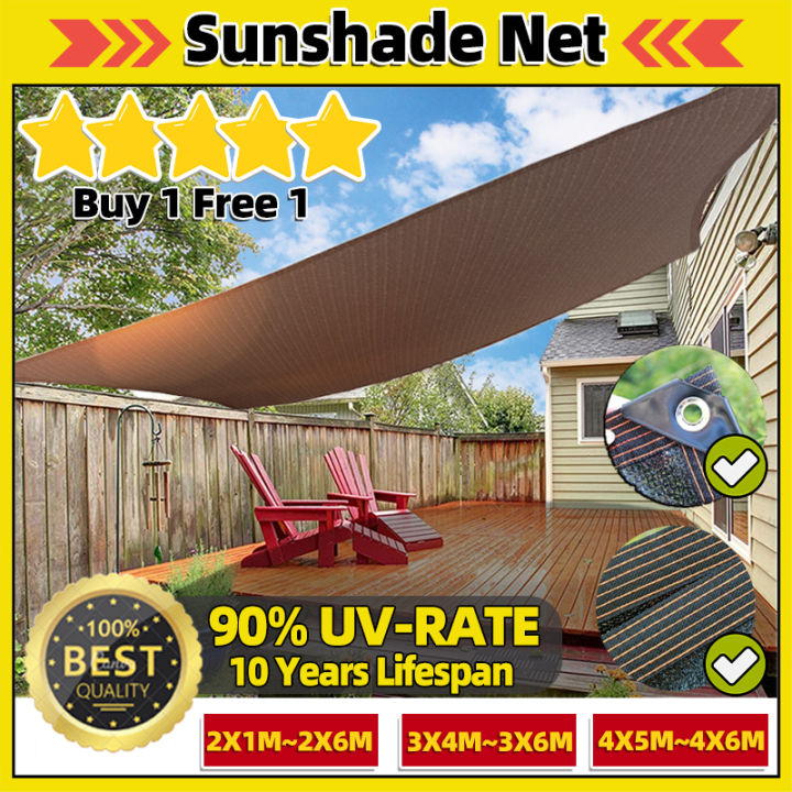 【High Quality】UV 90% Sunshade Net Outdoor Jaring Hitam Premium ...