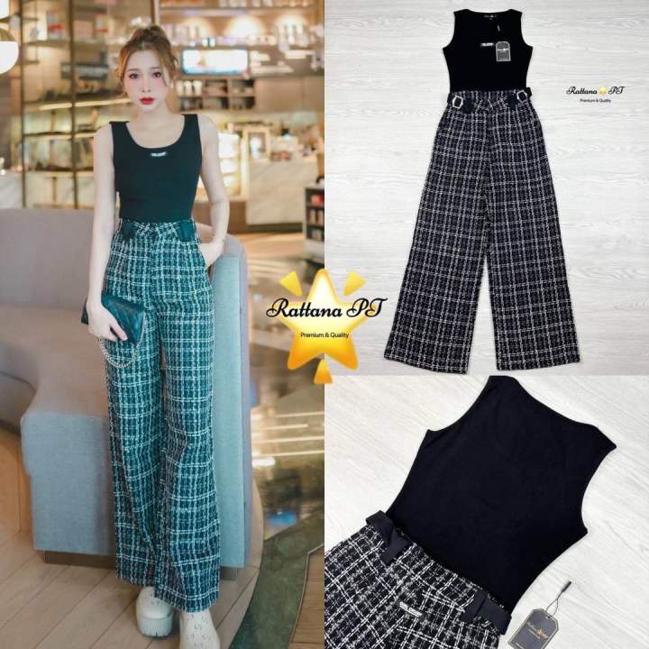 Rattana🌟PTBrand Detail :: ชุดเซตเสื้อ+กางเกงขายาวเสื้อผ้าดีมาก ใส่คู่กับกางเกงเนื้อผ้าทวิส ...