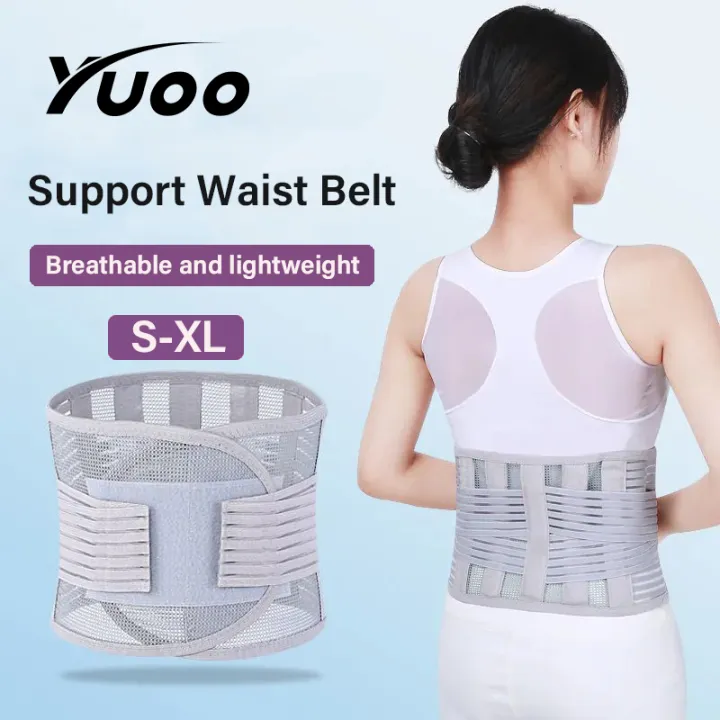 Yuoo Lumbar Support Belt Self Heating Magnetic Orthopedic Back Brace ...