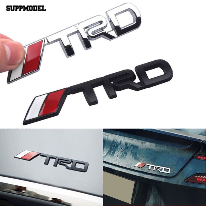 3D TRD Metal Logo Emblem Car Sticker Bumper Badge | Lazada