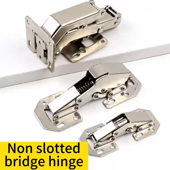 2-piece 90 degree hidden hinge cabinet without drilling hole door ...