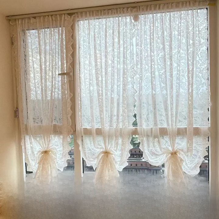 Lace Curtain Cloth Magic Stick Installation No Drilling New 2025 ...