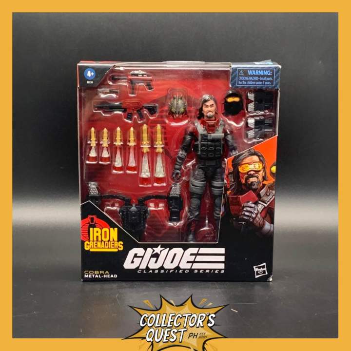 G.I Joe Classified Series #118 Iron Grenadier Metal-Head Deluxe Figure ...