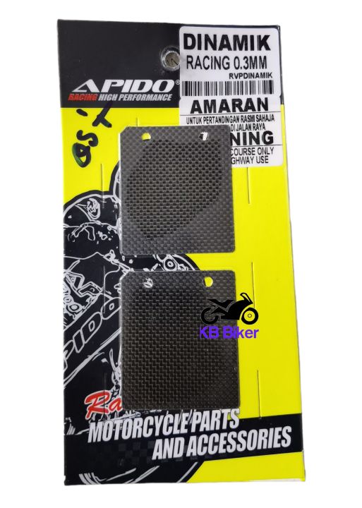 Apido Racing Reed Valve Plate Modenas Dinamik | Lazada