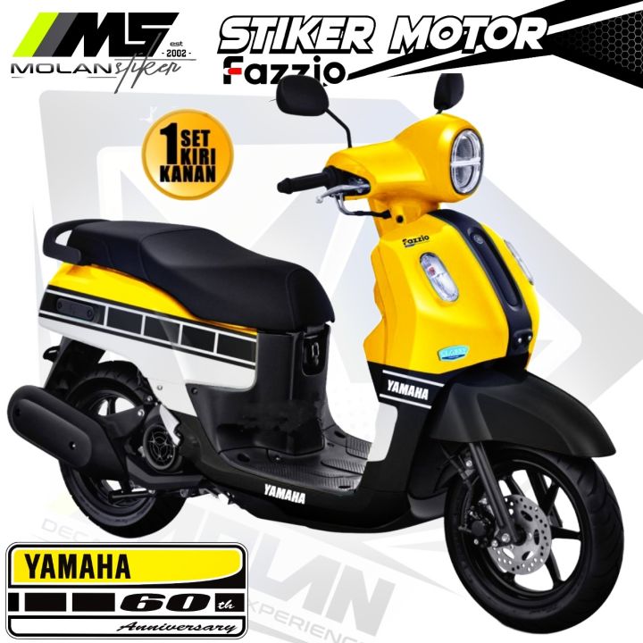 Decal Sticker Striping Variasi Yamaha Fazzio 125 Livery Anniversary ...