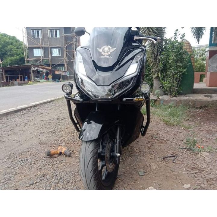 Honda PCX 160 Design 3 - Half Crash Guard with Led Bracket with Powder Coating | Lazada PH
