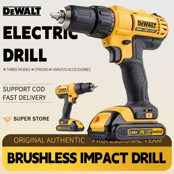 DEWALT Cordless Drill Heavy Duty Brushless drill set original heavy ...