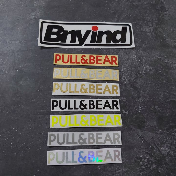 STICKER PULL&BEAR PULL N BEAR CUTTING | Lazada Indonesia