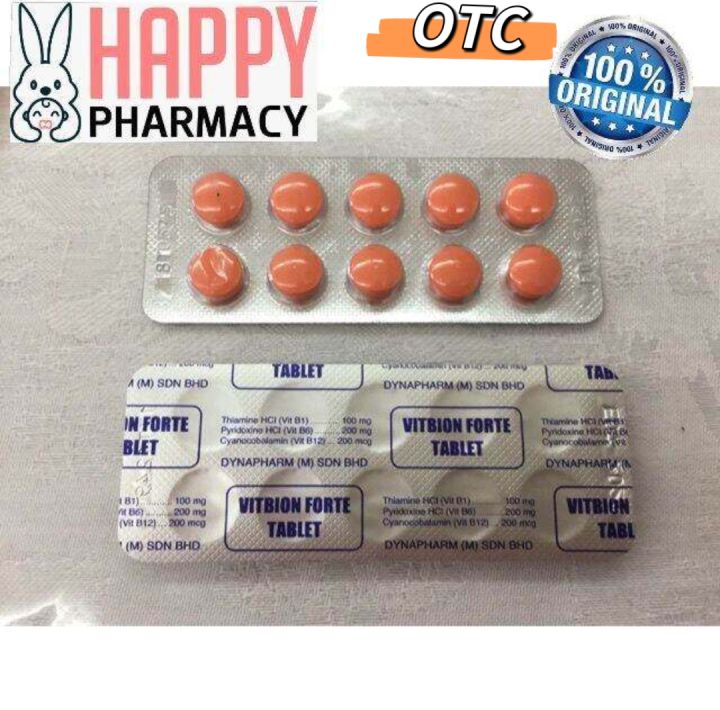 [ORIGINAL] Vitbion forte Vitamin B1, B6, B12 (10'S) (Similar Neurobion ...