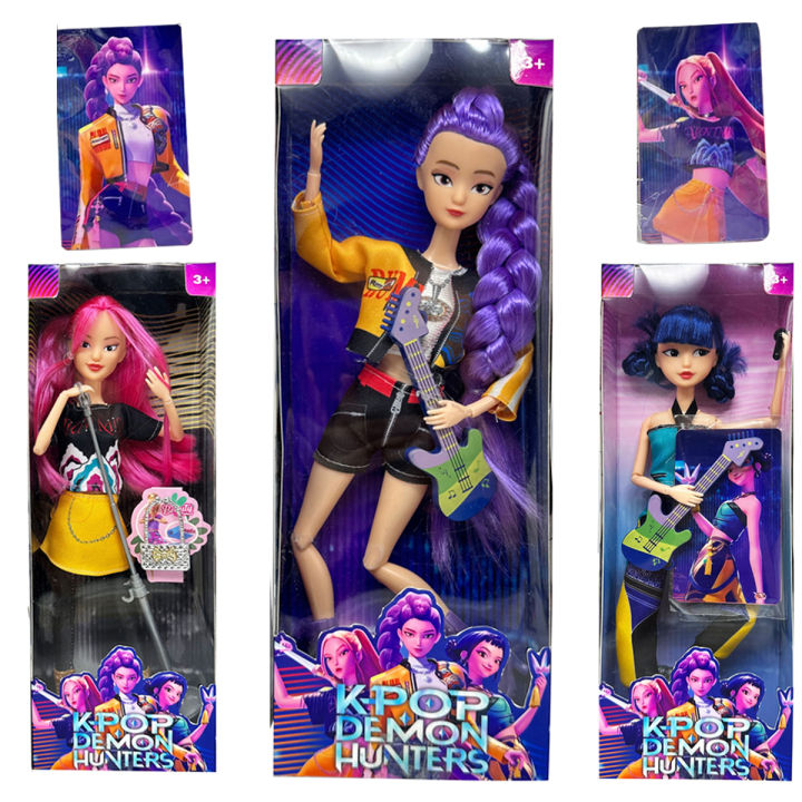 NEW Doll Toys Kpop Demon Hunters Action Figure Toy Rumi Mira Zoey ...