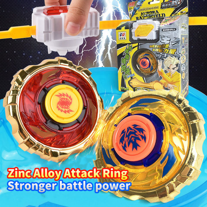 【Local Delivery】Zinc Alloy Bey Blade Battle Gyro Toy with Launcher ...