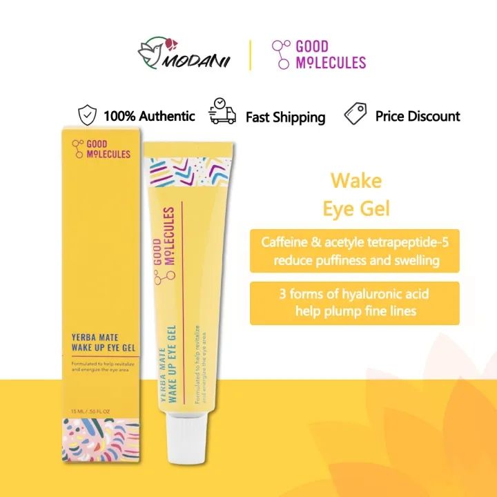 Good Molecules Yerba Mate Wake Up Eye Gel / Eye Cream (15ml) | Lazada PH