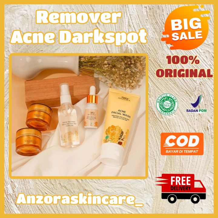 ANZORA REMOVER ACNE DARK SPOT 100% ORIGINAL | Lazada Indonesia
