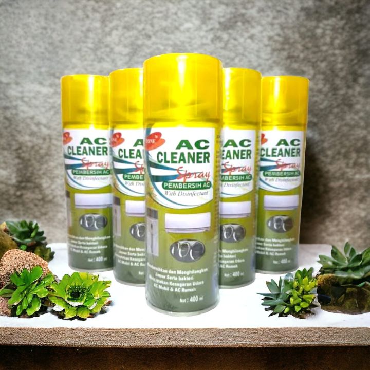 ZONE AC CLEANER SPRAY 400 ML pembersih ac mobil anti bakteri | Lazada ...