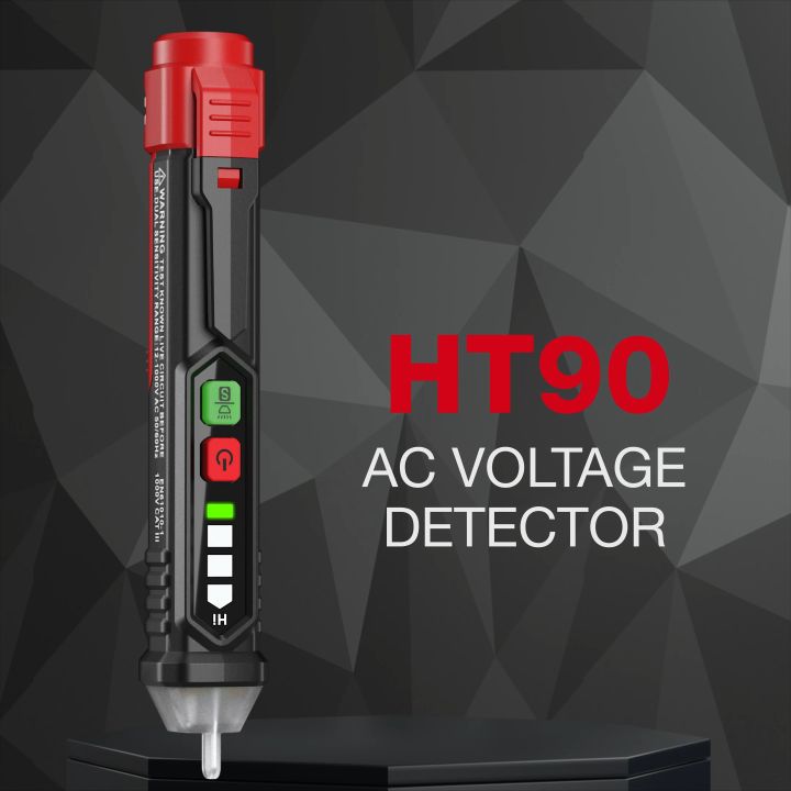 HABOTEST💥HT90 เครื่องวัดโวลต์ AC 12V-1000V NCV อัจฉริยะปากกาทดสอบไวคู่ ...