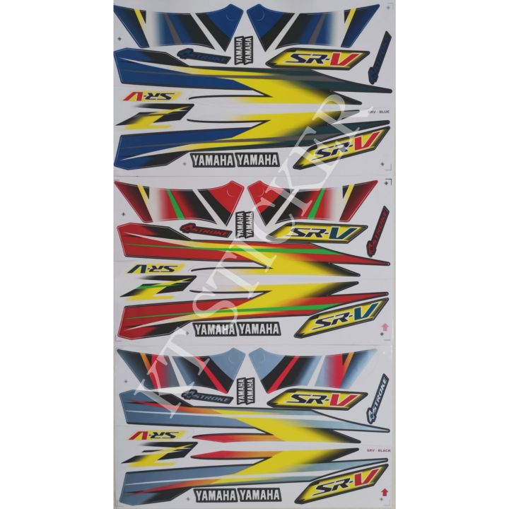 YAMAHA SRV (1) BODY STICKER | Lazada