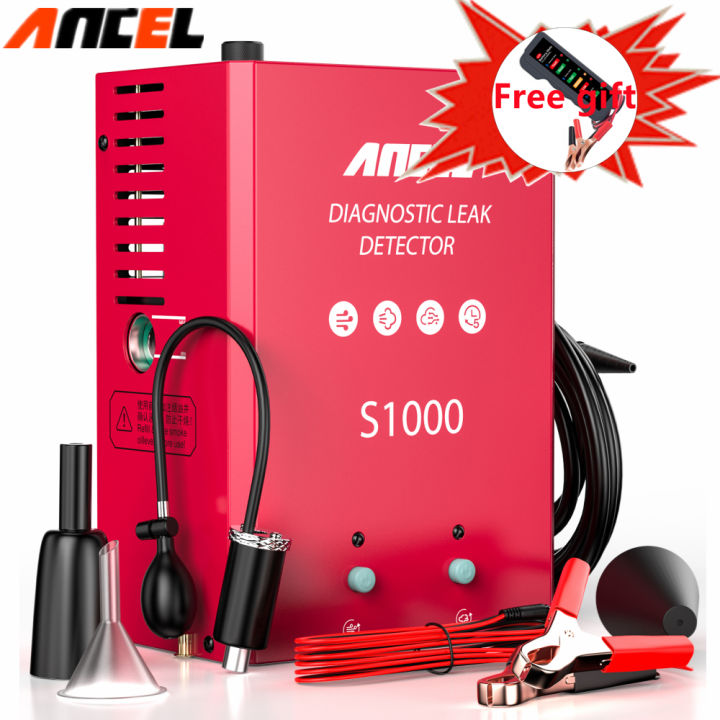 【Built-in Air Pump】 ANCEL S1000 12V Car Smoke Machine Dual-Modes Pipe ...
