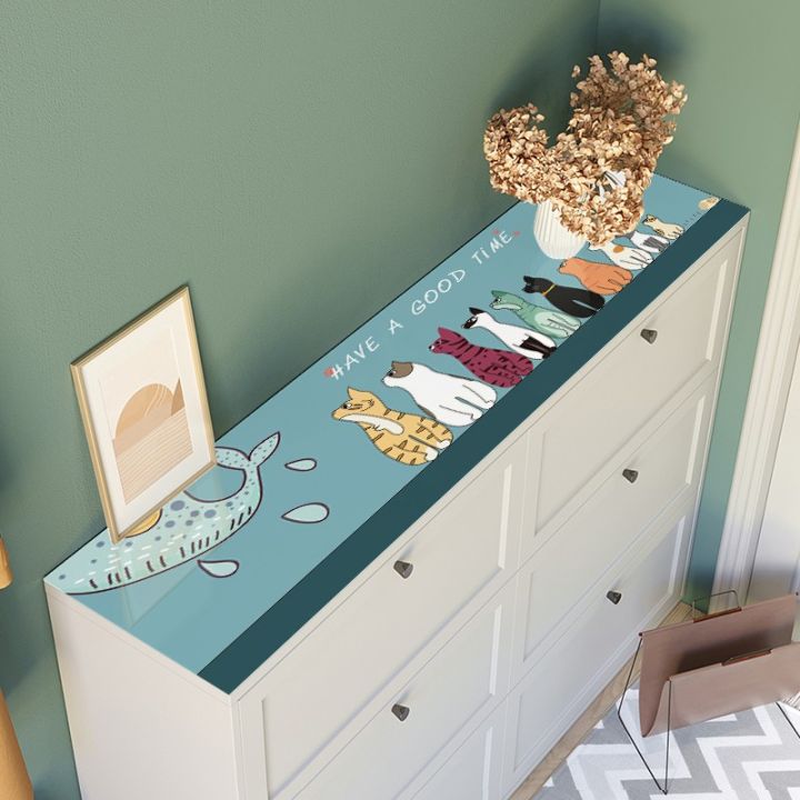 Tablecloth Ins Style TV Cabinet Tea Table Soft Glass PVC Mat Desktop ...