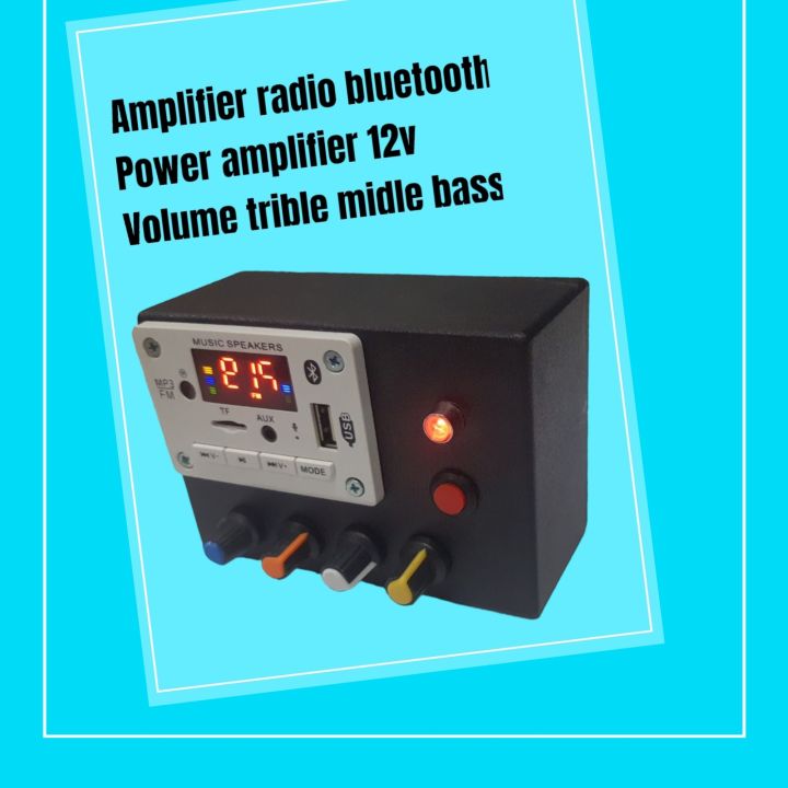 AEBDG POWER AMPLIFIER BLUETOOTH MP3 PLAYER FM USB AMPLI MINI 12 VOLT ...
