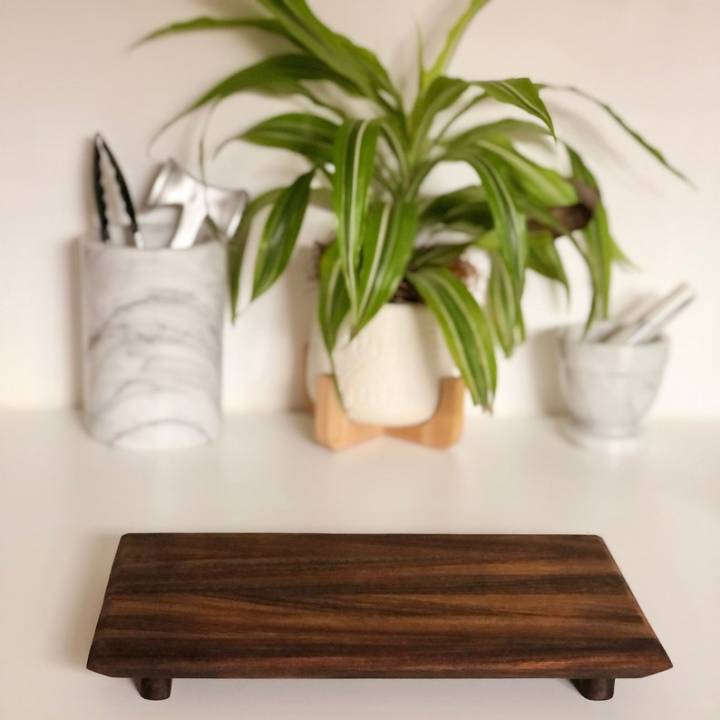 Large Wooden Riser Tray, Wood Riser Stand, Farmhouse Riser, Wooden ...