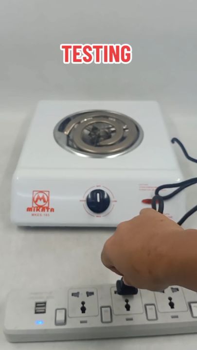 Electric Stove Single Burner Heavy Duty Movable Coil MIKATA 220V 1000W MIKATA ES-185 | Lazada PH