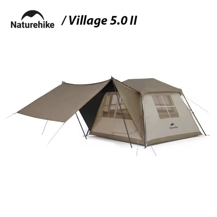 Naturehike Village 5.0 2 generation Quick Open Tent outdoor camping automatic tent Titanium ...