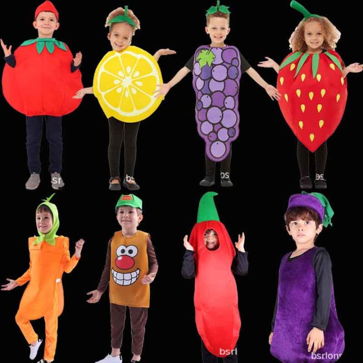 Children's Fruit Modeling Vegetables Children's Clothing Wansheng Clothing Decoration Cosplay ...