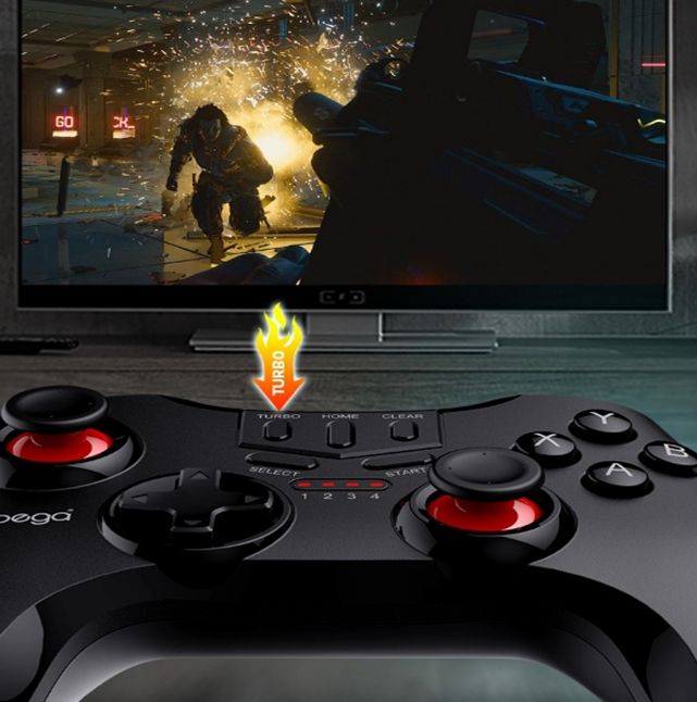 IPEGA PG-9216 Small Whirlwind Wireless Bluetooth Game Controller with Telescopic Stand For ...