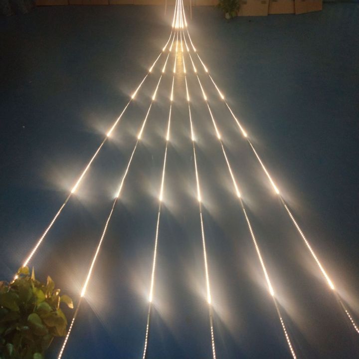 5M 16.5FT 24V 2835 Strip Meteor Shower Fairy Lights งานแต่งงานตกแต่ง ...