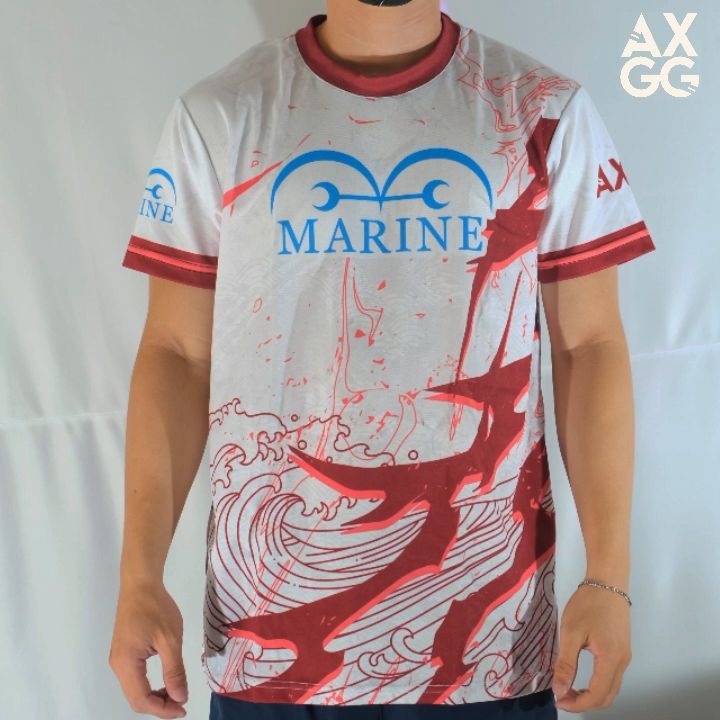 AXGG " One Piece Marines " - Anime Shirt | Lazada PH