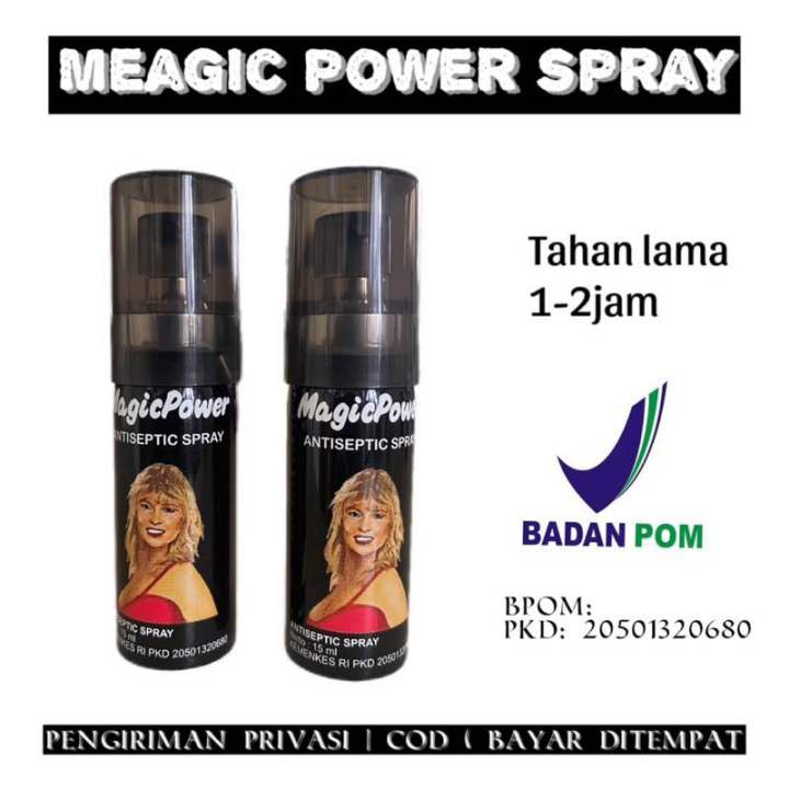 Tissue / Magic Power - Antiseptic Magic Power Spray ( Kotak Hitam )Isi ...