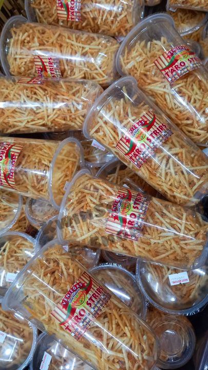 Baguio Taro Strips Chips in a tub | Lazada PH