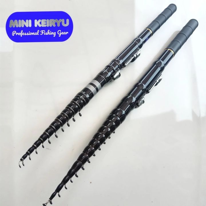 Joran Tegek Custom Mini keiryu Super Black 360 + Reel tokos | Lazada ...
